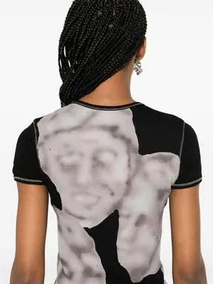 DIESEL® Graphic Print T-shirt - Black