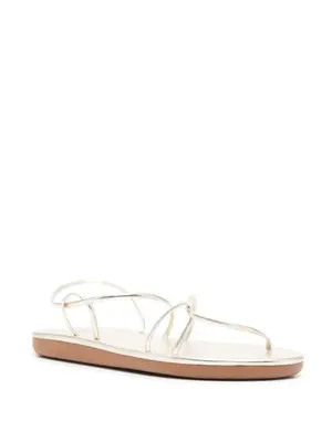 ANCIENT GREEK SANDALS Proorismos Flat Sandals - Gold