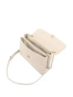 AGNES B. Logo-plaque Leather Crossbody Bag