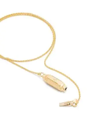 MARIE LICHTENBERG 18kt Yellow Micro Locket Diamond Necklace