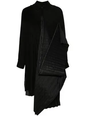 Yohji Yamamoto Lawn U-long Shirt - Black