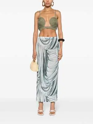 Cult Gaia Viviana Crochet Bustier