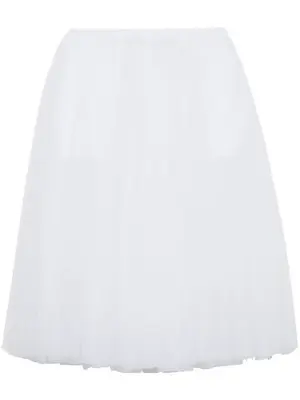 BLACK COMME DES GARÇONS Tulle Midi Skirt