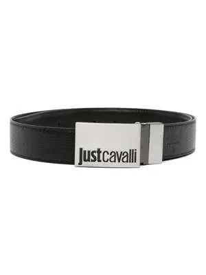 Just Cavalli Logo-debossed Leather Belt