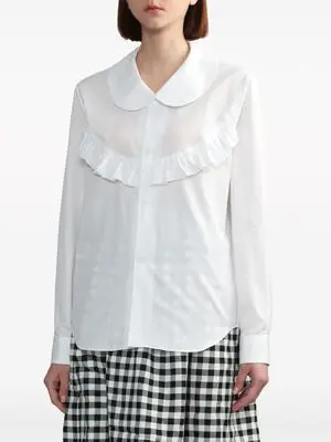 Comme Des Garçons Ruffle-trimmed Shirt