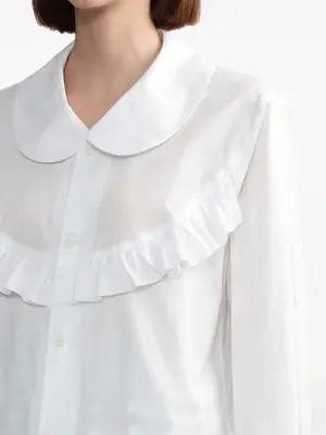 Comme Des Garçons Ruffle-trimmed Shirt