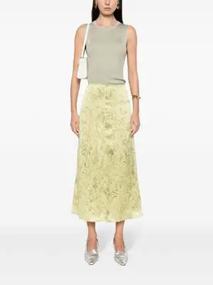 Fabiana Filippi Ribbed-knit Tank Top - Green