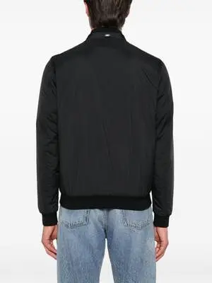 Herno Logo-plaque Bomber Jacket - Black