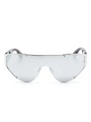 Alexander McQueen Shield Sunglasses - Silver