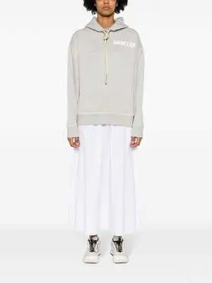 Moncler Logo-embroidered Cotton Hoodie