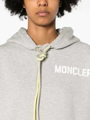 Moncler Logo-embroidered Cotton Hoodie