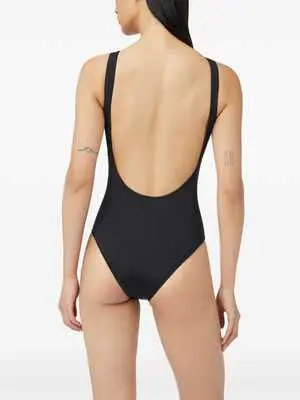 Gcds Logo-print Low-back Swimsuit