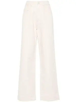 Kiton High-waisted Straight-leg Jeans