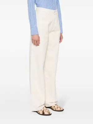 Kiton High-waisted Straight-leg Jeans