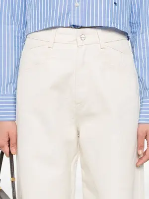 Kiton High-waisted Straight-leg Jeans