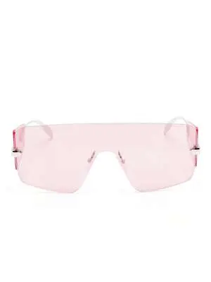 Alexander McQueen Shield-frame Sunglasses - Pink