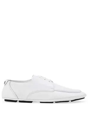 Dolce & Gabbana Logo-plaque Leather Derby Shoes