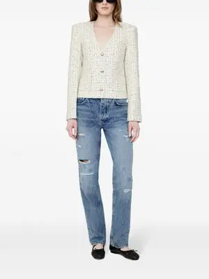 ANINE BING Anita Cropped Tweed Jacket