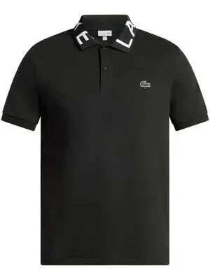 Lacoste Branded Collar Logo-appliqué Polo Shirt