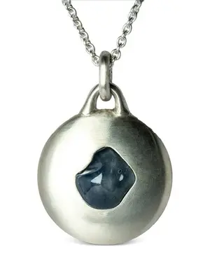 PARTS OF FOUR Disk Opal Pendant Necklace - Silver