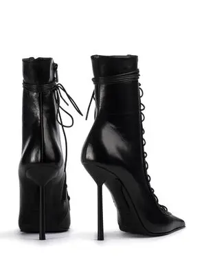 LE SILLA Colette 120mm Ankle Boots - Black