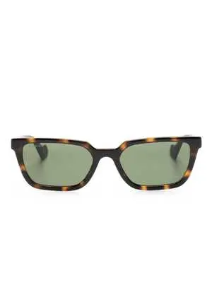 Gucci Rectangle-frame Sunglasses - Brown