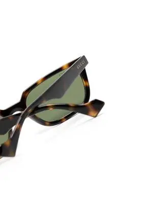 Gucci Rectangle-frame Sunglasses - Brown