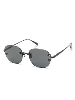 Linda Farrow Sandor Geometric Sunglasses - Black
