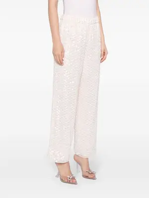 NEEDLE & THREAD Raindrop Sequin Trousers