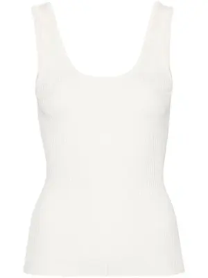Zimmermann Ribbed Knitted Top