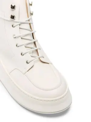 Marsèll Cassapana Leather Combat Boots