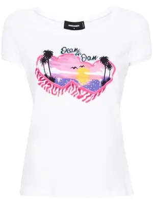 Dsquared2 Cuffed T-shirts For Women