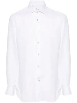 Kiton Poplin Linen Shirt