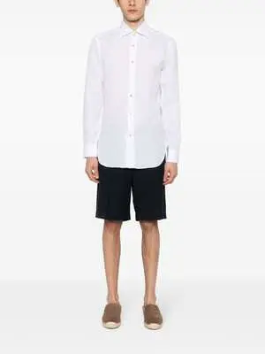 Kiton Poplin Linen Shirt