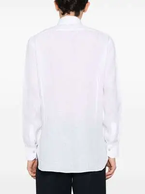 Kiton Poplin Linen Shirt