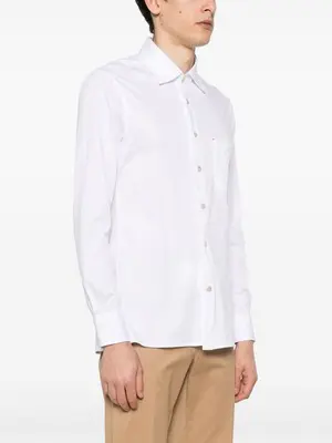Kiton Jersey Cotton Shirt - White
