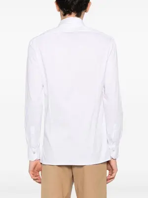 Kiton Jersey Cotton Shirt - White