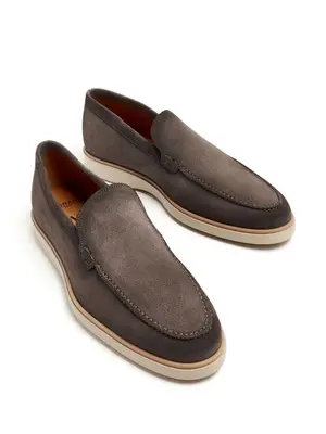 Magnanni Lourenco Suede Loafers - Brown