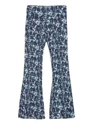 Kenzo Flower Camo Flared Trousers