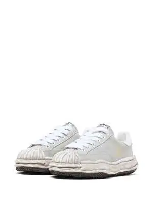 Mihara Yasuhiro Blakey Distressed-effect Leather Sneakers