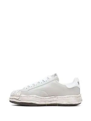 Mihara Yasuhiro Blakey Distressed-effect Leather Sneakers