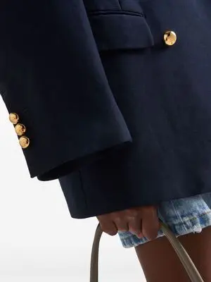 Prada Double-breasted Cotton Blazer