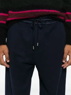 Saint Laurent Logo-embroidered Track Pants - Blue