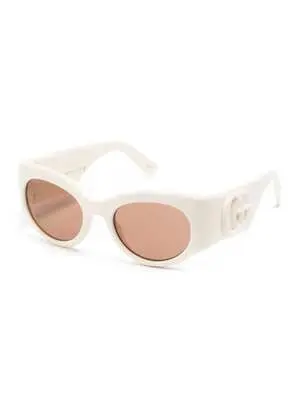 Gucci Double G Rectangle-frame Sunglasses