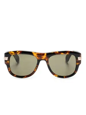 Gucci Square-frame Sunglasses - Brown