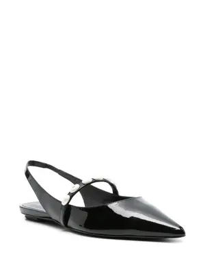STUART WEITZMAN Patent Leather Mules
