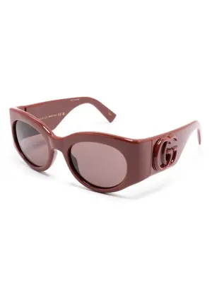 Gucci Oval-frame Sunglasses