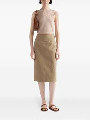 Prada Semi-sheer Cashmere Tank Top