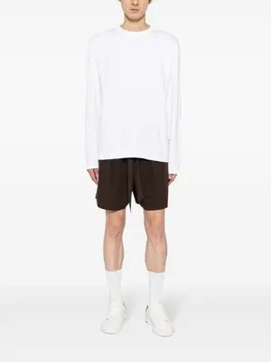 TEKLA Poplin Shorts - Brown
