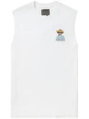 MUSIUM DIV. Van Gogh-print Cotton Vest